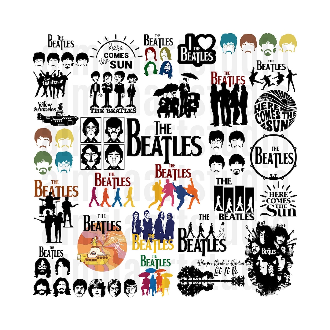 The Beatles SVG Bundle John Lennon Paul McCartney Fichier SVG pour ...