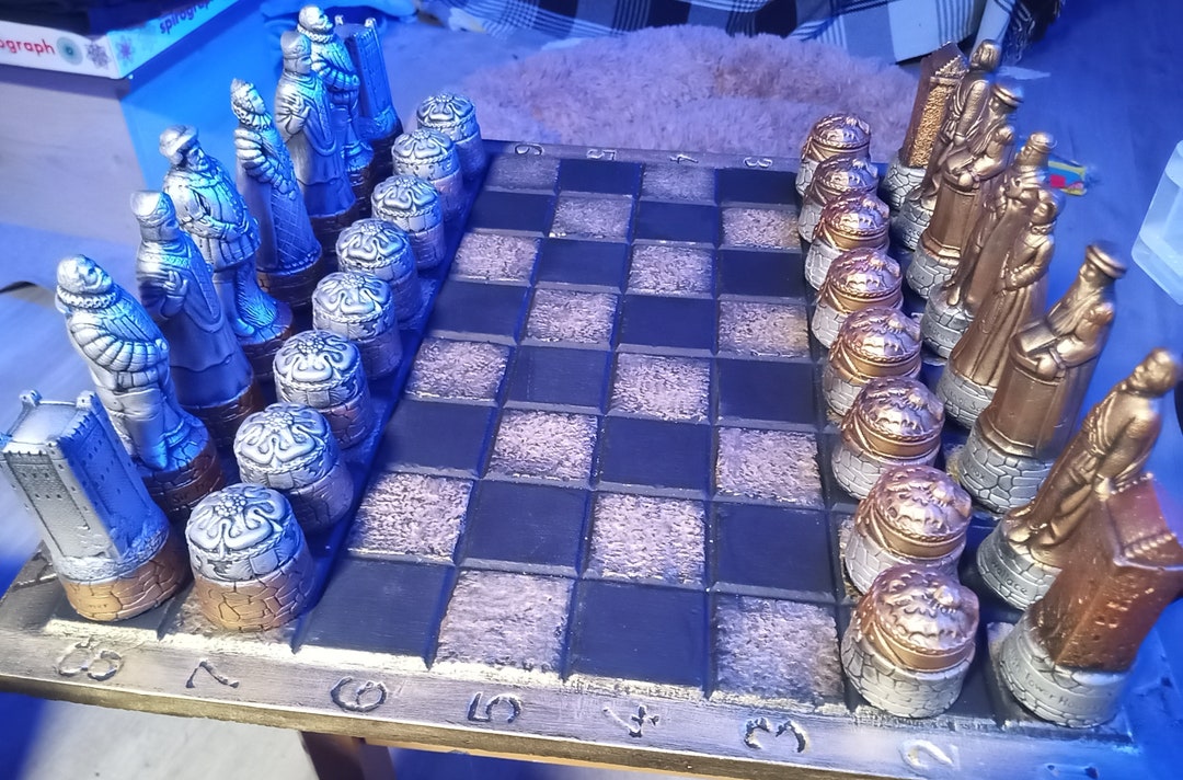 Chess Set, Scottish and English Historical Figures Chess Set, Made to ...