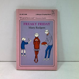1973 'freaky Friday' by Mary Rodgers Harper Trophy - Etsy