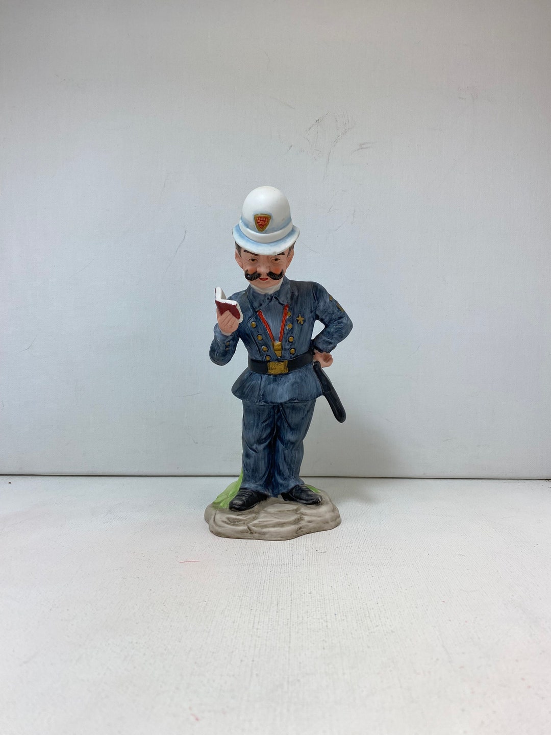 1990s Lefton Porcelain London Bobby Figurine - Vintage British Police ...
