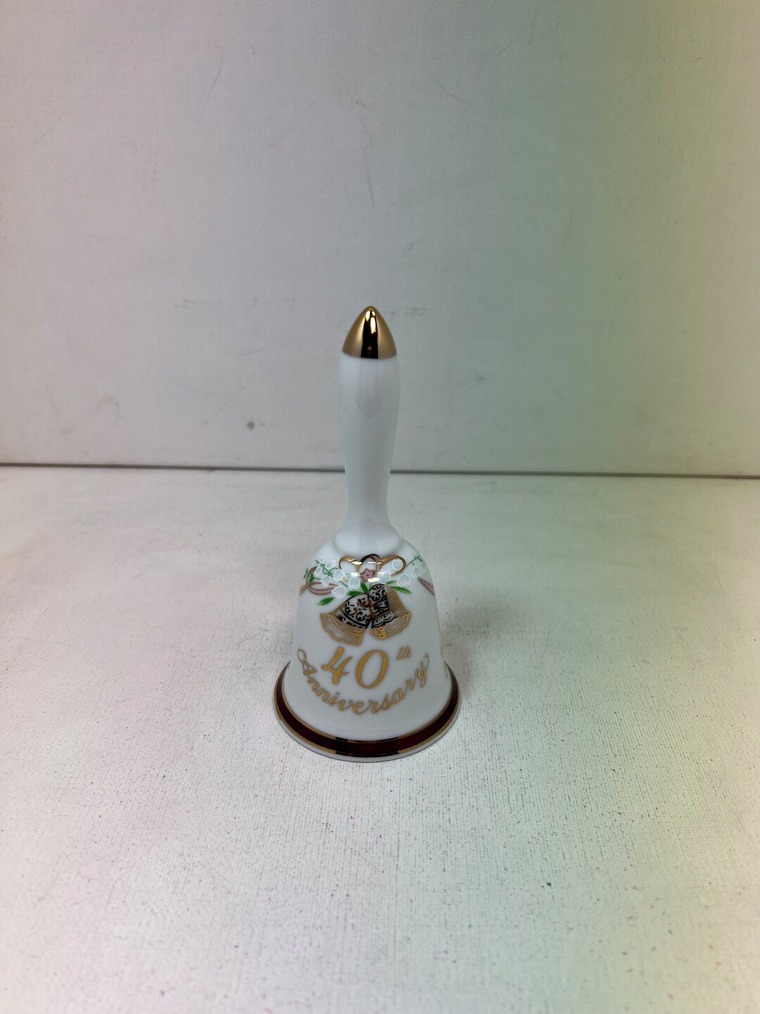 Lefton 40th Anniversary Bell 1980s Dove Decor - Etsy