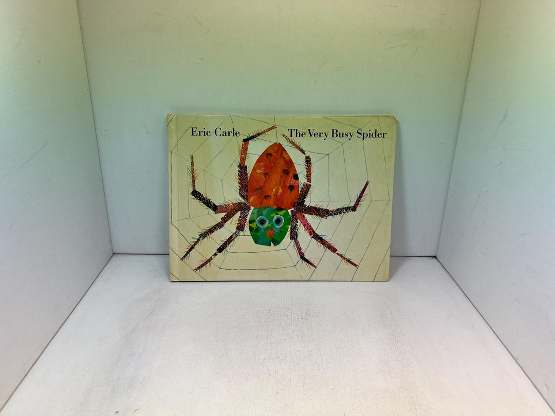 1984 the Very Busy Spider Eric Carle Philomel Book Missing Dust Jacket ...