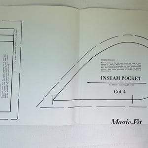 1976 Magic-fit Master Pattern for Pants by American Fashion Institute ...