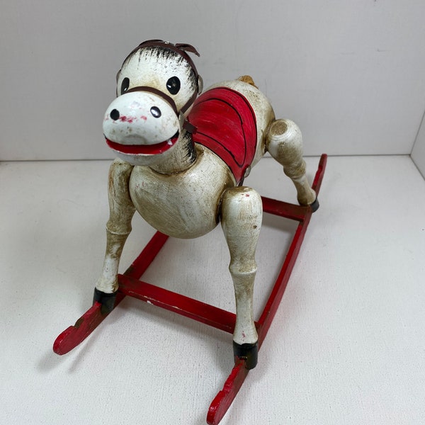 Wooden Rocking Horse Box - Etsy