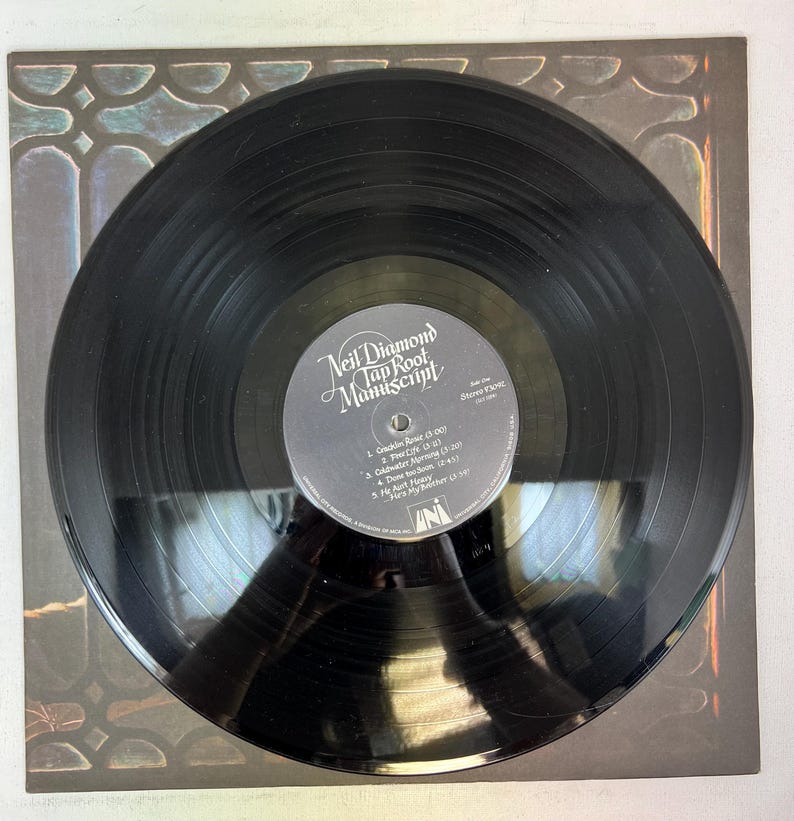 Neil Diamond Tap Root Manuscript 1971 LP W/ Booklet, Universal 93092 - Etsy