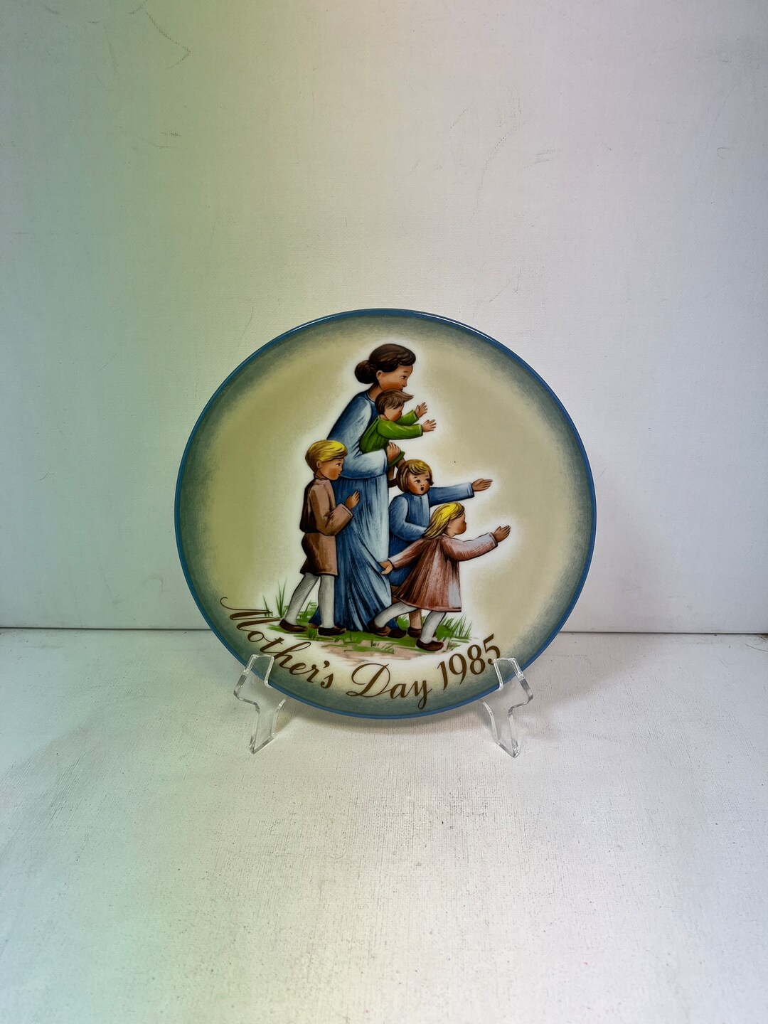 1985 Schmid Mother's Day Plate Bertha Hummel's a Mother's Journey - Etsy