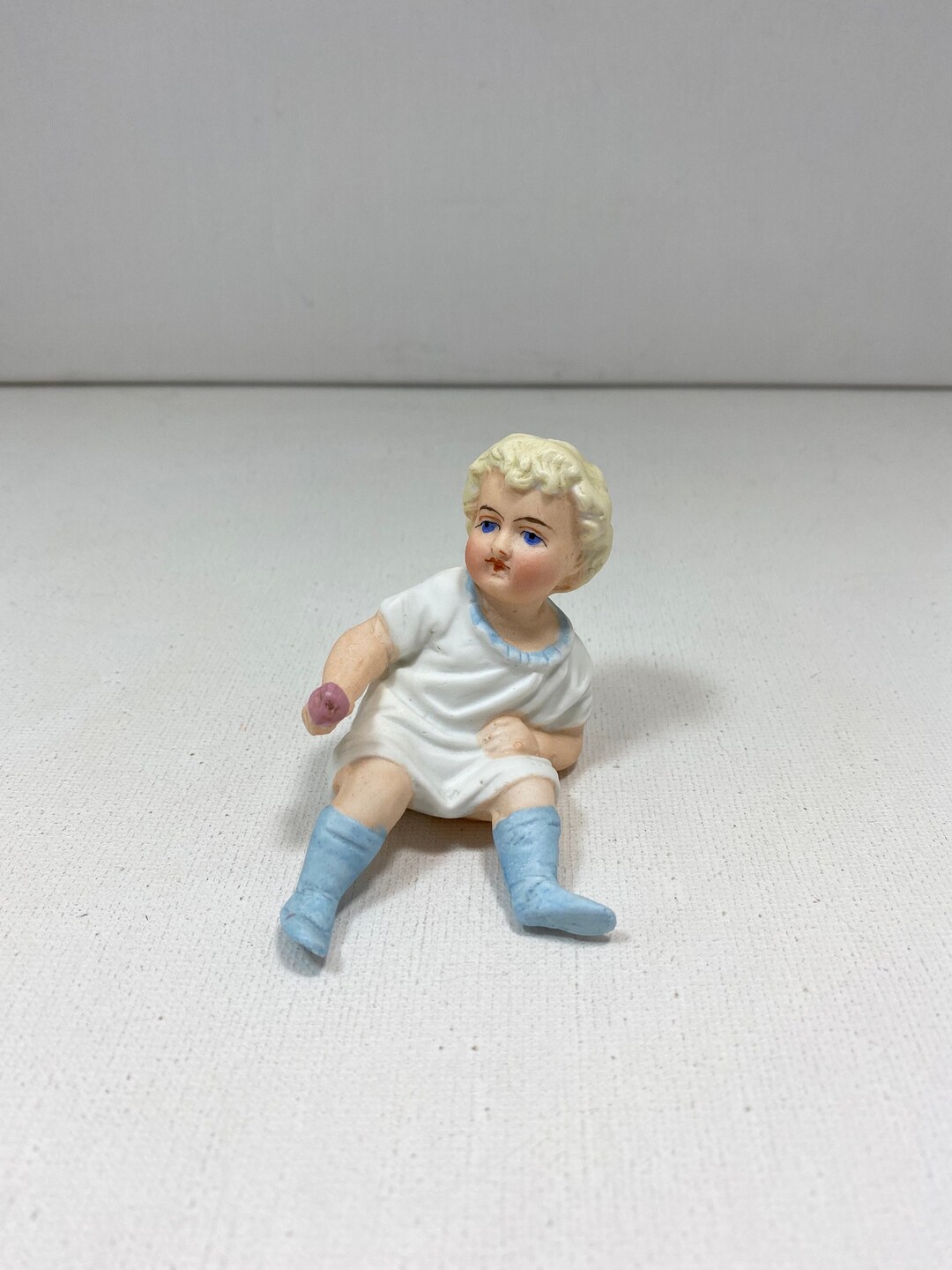 Vintage German Bisque Child Figurine With Pacifier Early 20th Century ...
