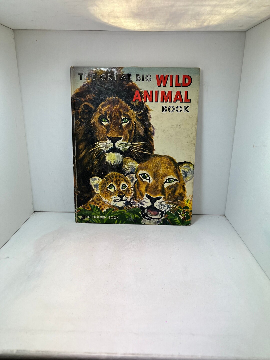 1951 Big Golden Book the Great Big Wild Animal Book Vintage Children's ...