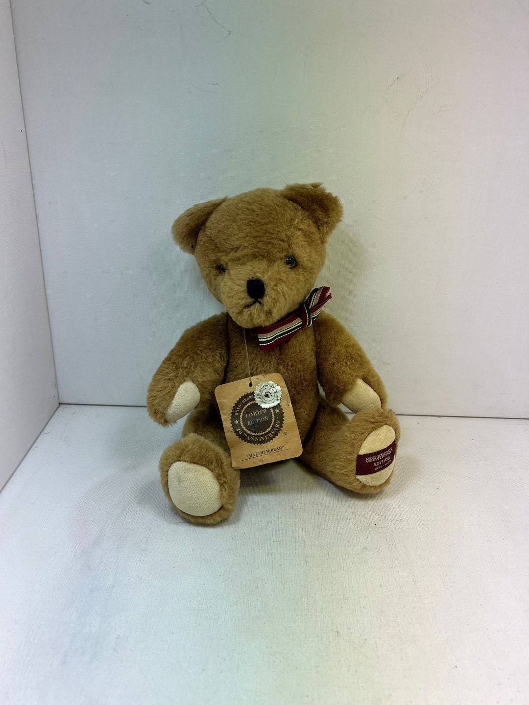 1999 Boyd's Anniversary 'matthew' Bear Collectible Wool Plush - Etsy