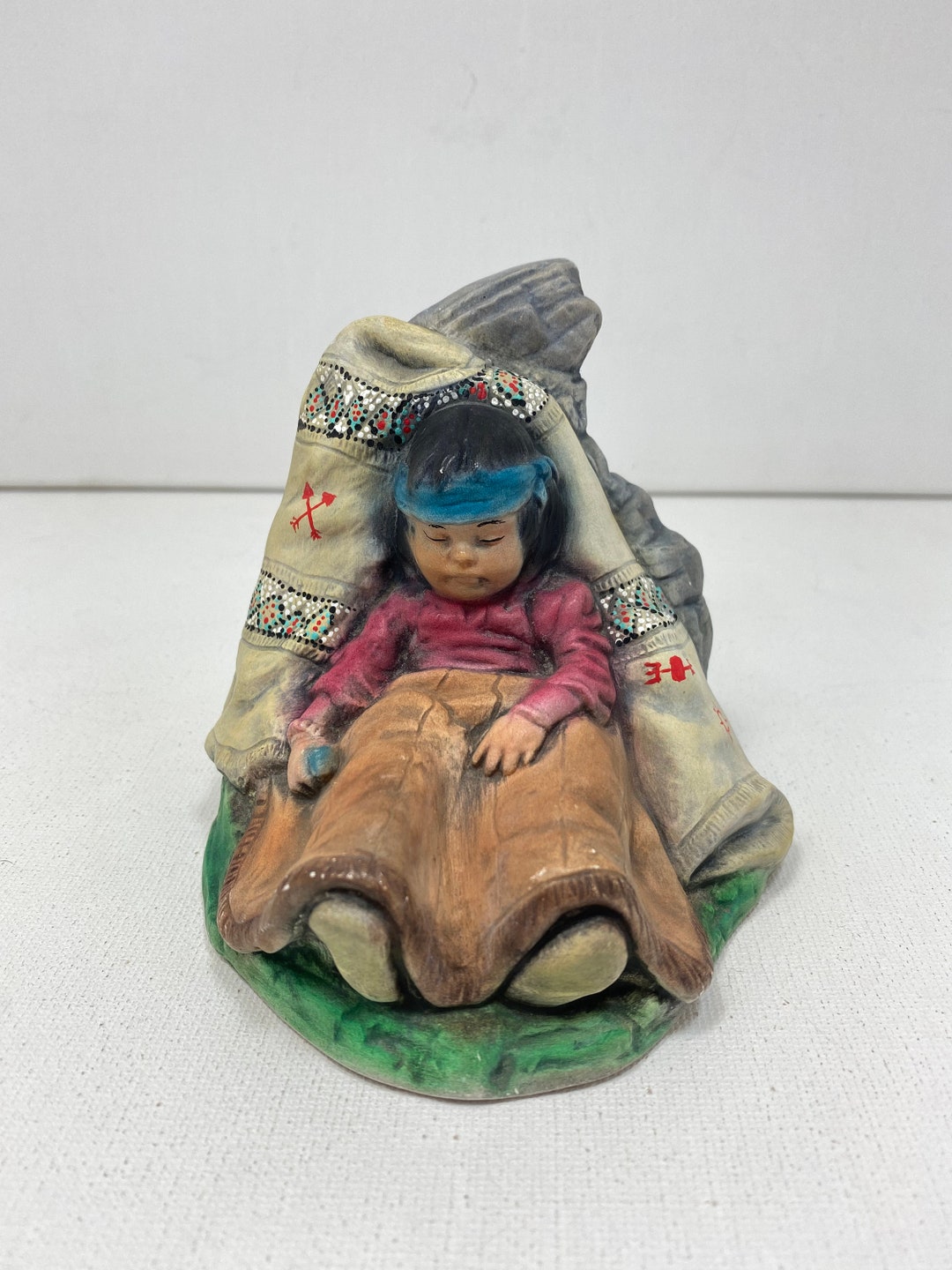 1980s Vintage Native American Figurine A Glimpse of Heritage - Etsy