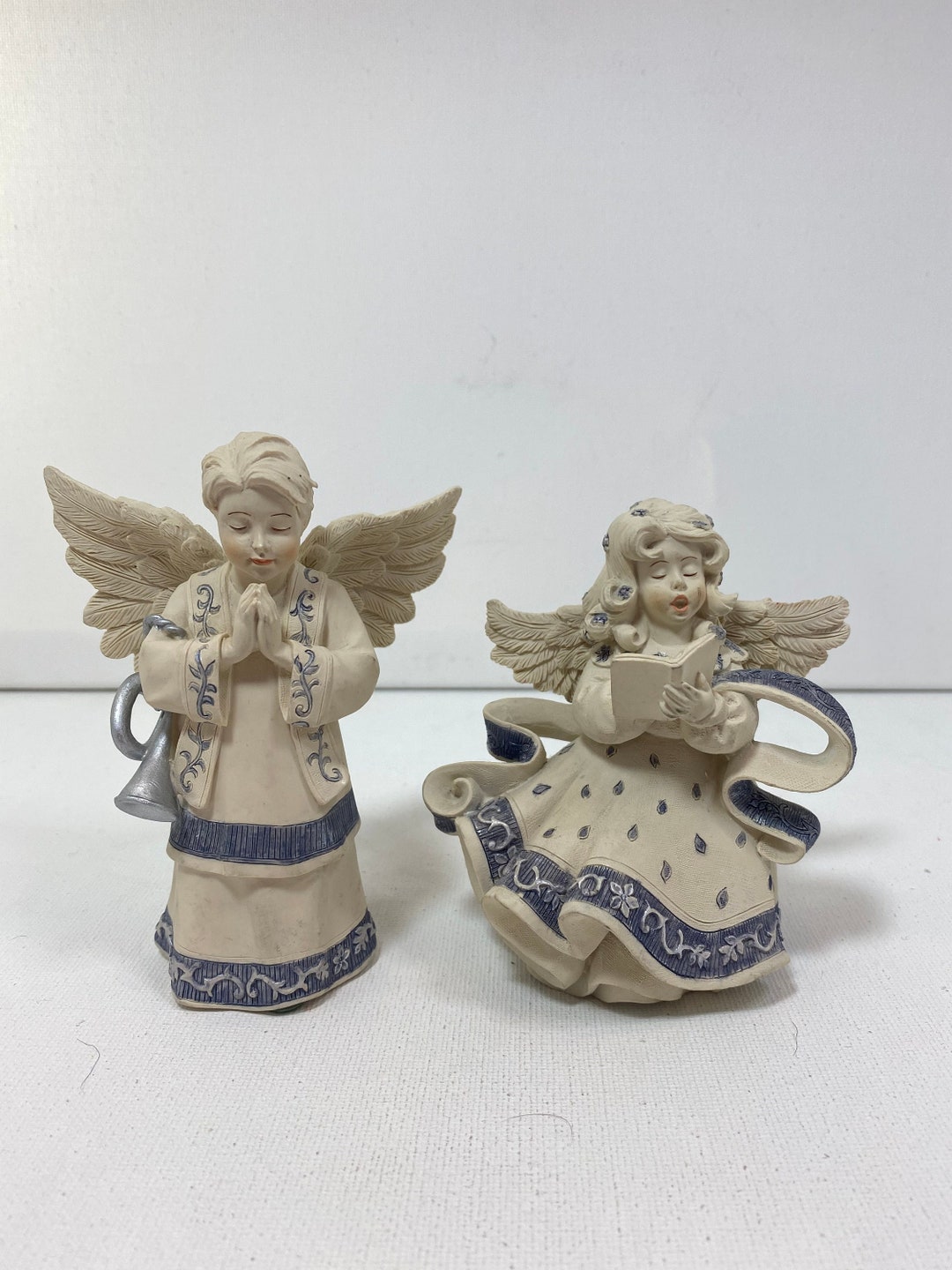 Sarah's Angels Figurines - Noah & Carolina Set - Etsy