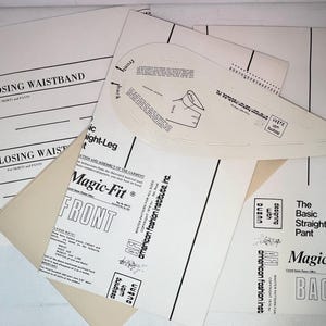 1976 Magic-fit Master Pattern for Pants by American Fashion Institute ...