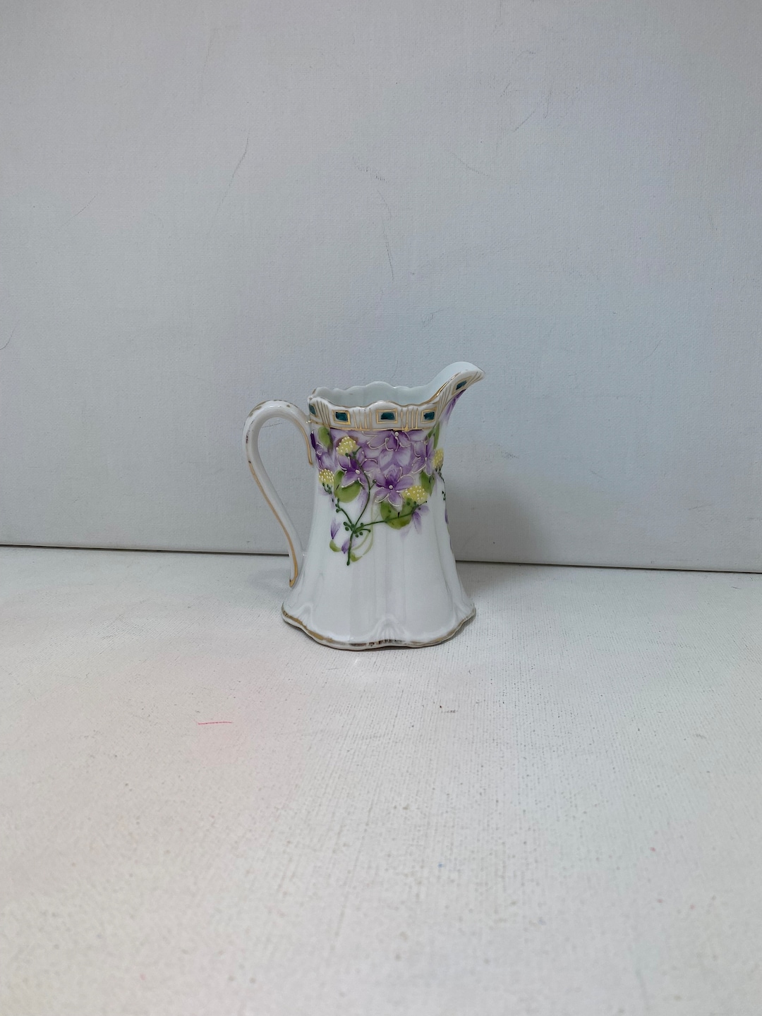 Antique Nippon Pitcher - Morimura Gumi Maple Leaf Mark (1891-1911 ...