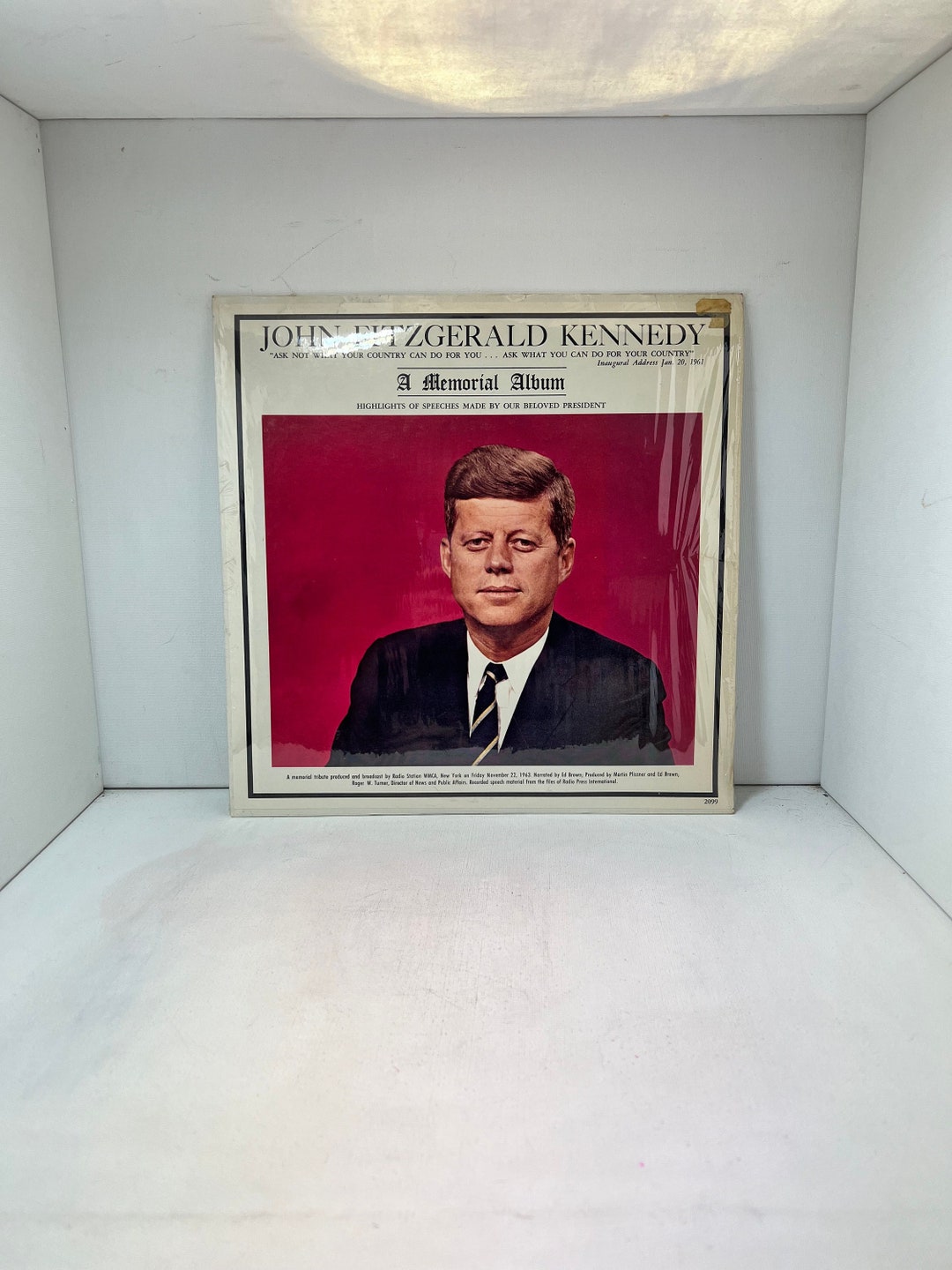 John Fitzgerald Kennedy A Memorial Album Vinyl Record - Etsy