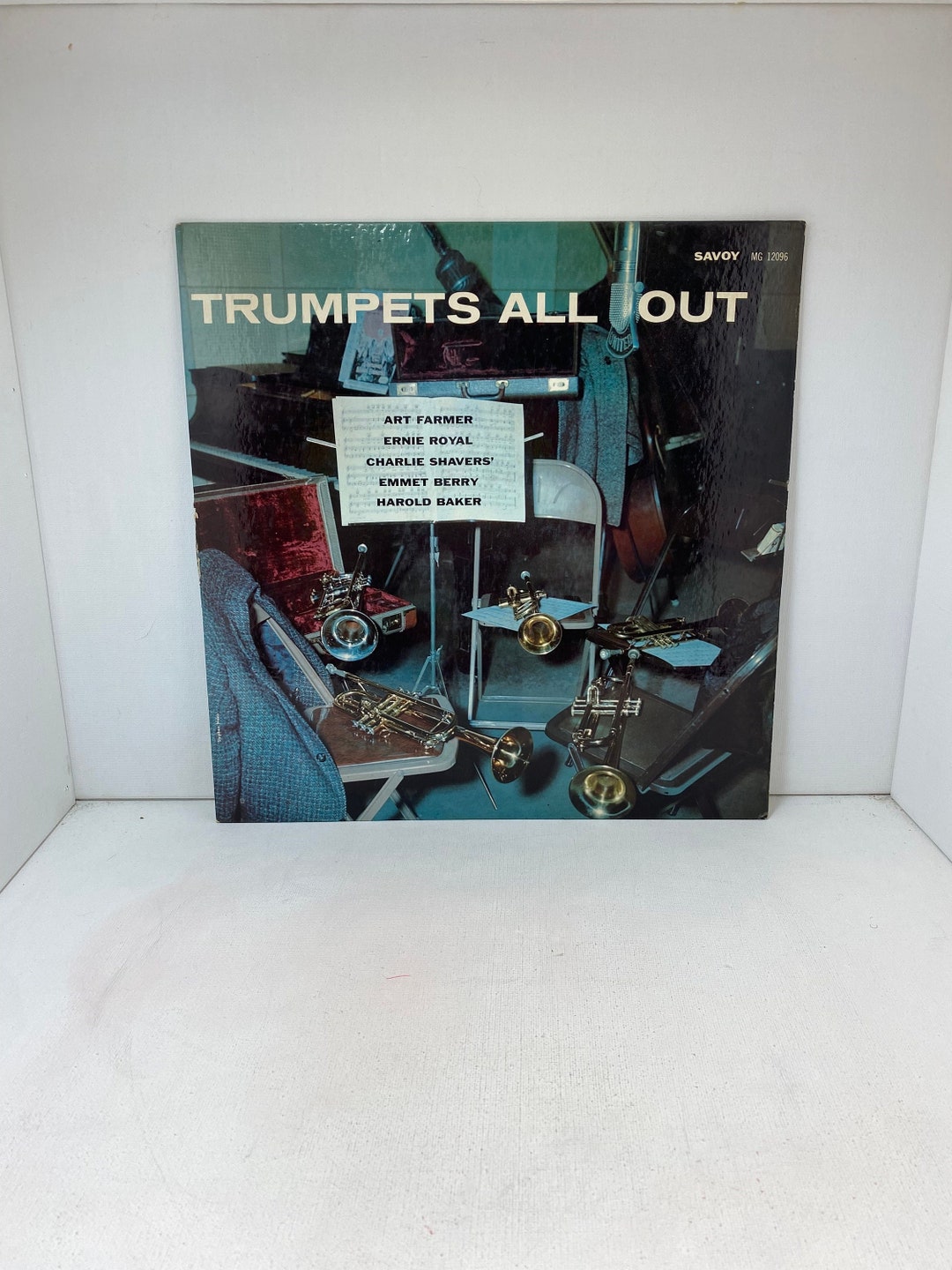 1957 trumpets All Out Vinyl Record Savoy MG 12096 Featuring Art Farmer ...