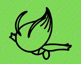 Pokémon SVG, Pikachu SVG File, SVG Outline, Cricut, Silhouette, Instant ...