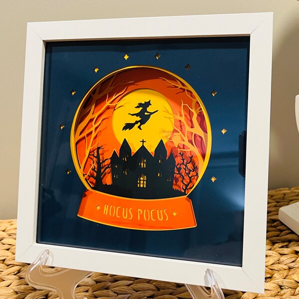 Hocus Pocu Shadow Box Svg - Etsy