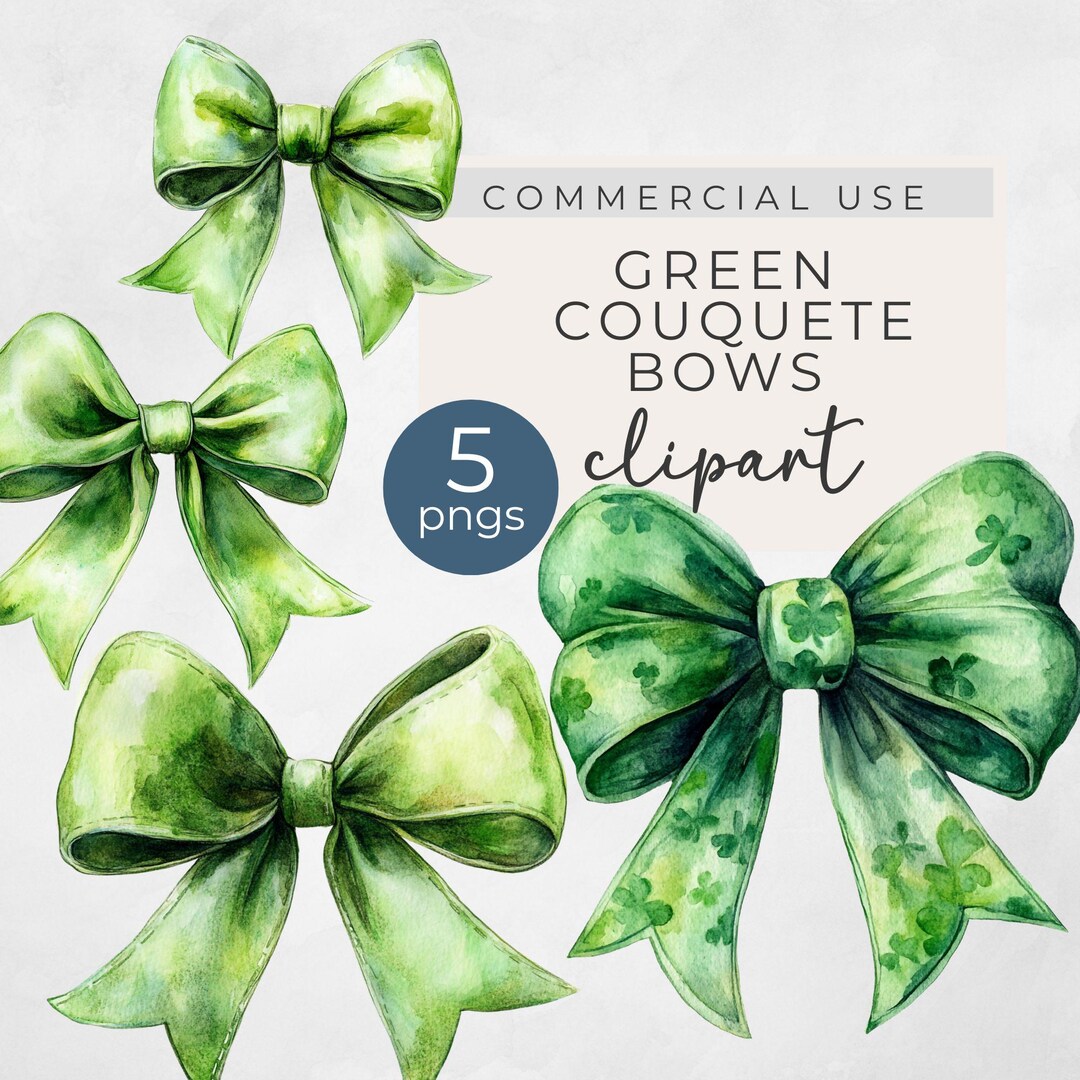 St. Patricks Day Bow Clip Art, Green Coquette Bow Png, Girl Coquette ...