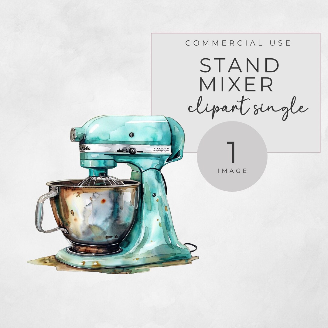 Stand Mixer Clipart, Kitchen Mixer, Sourdough Starter, Bakery Shop ...