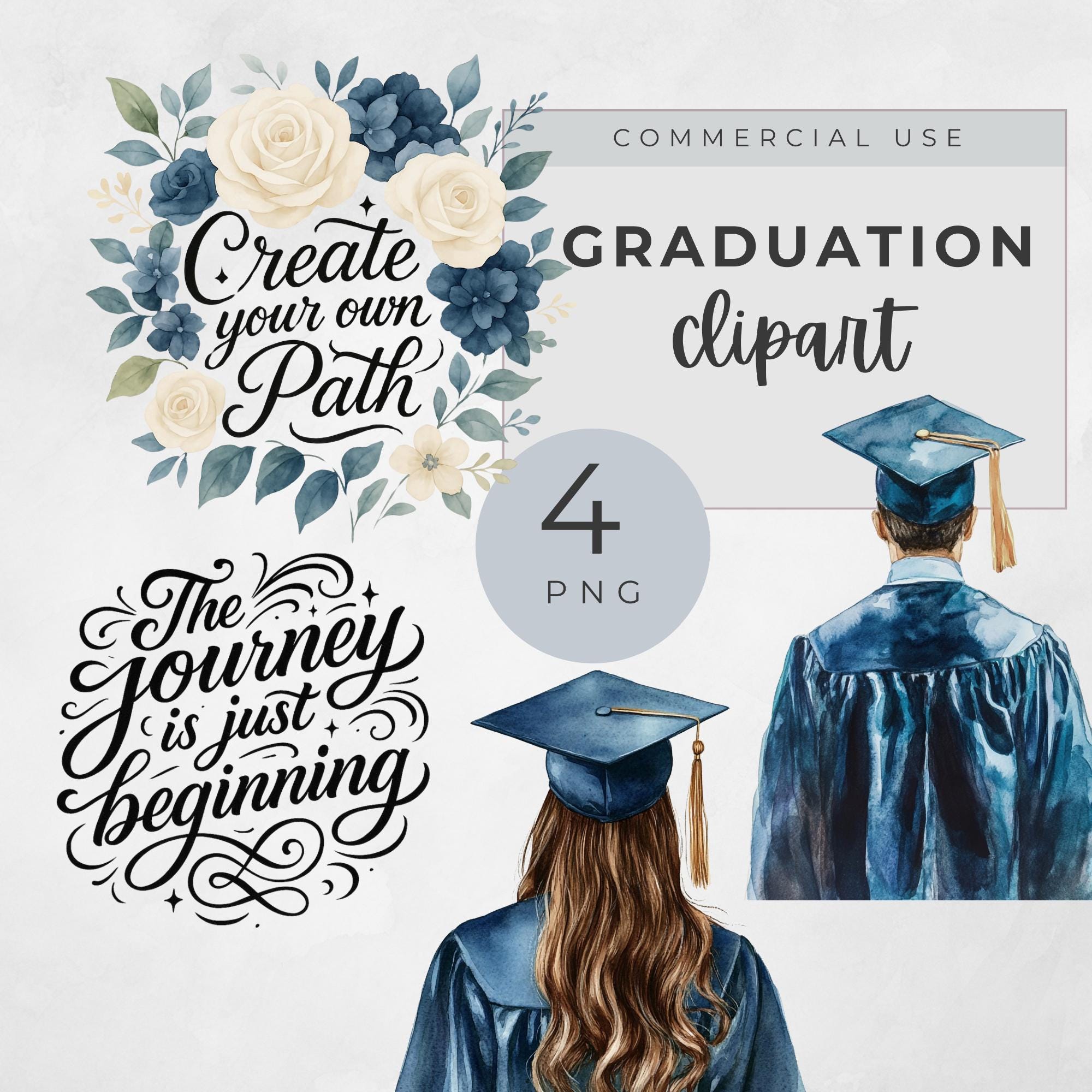 Graduation Clipart Female, Graduation Tassel Clipart, Navy Graduation ...