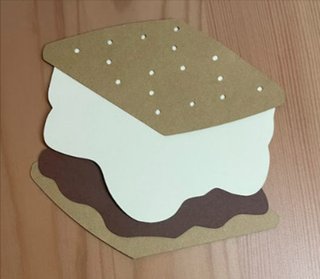 Smores Template Door Dec Cricut - Etsy