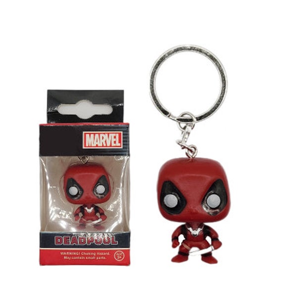Deadpool Keychain - Etsy