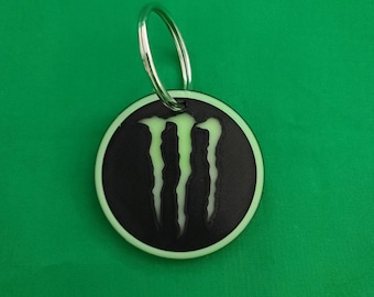 Monster Energy Keychain - Etsy