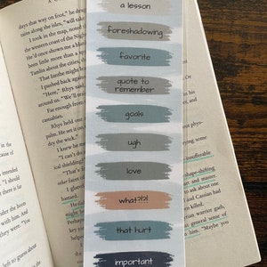 Annotating Guide Bookmark - Blue - Etsy