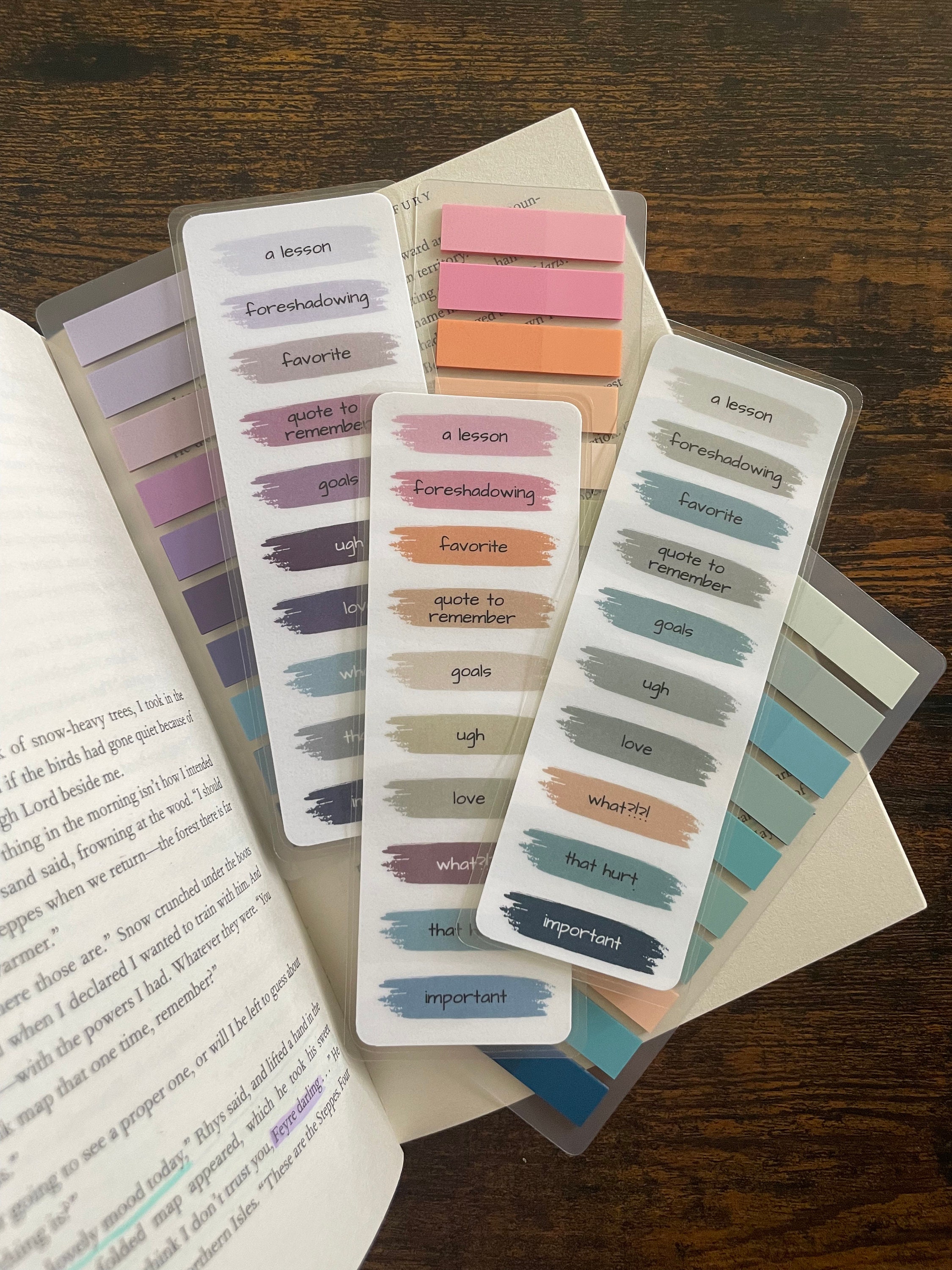 Bundle All 3 Bookmark Annotating Guides - Etsy