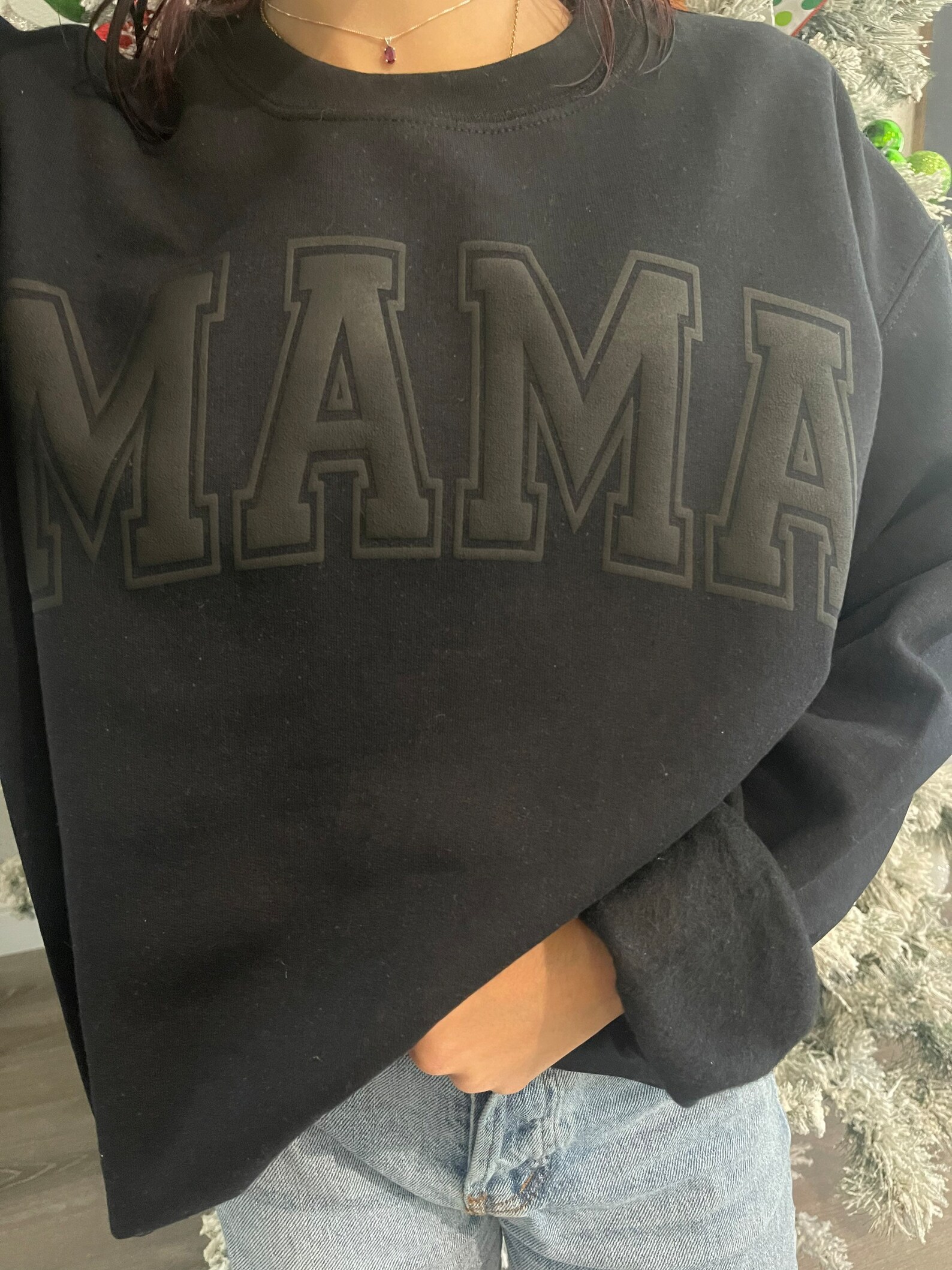 Mama Sweatshirt Puff Vinyl Sweatshirt Mom Sweatshirt Mama - Etsy
