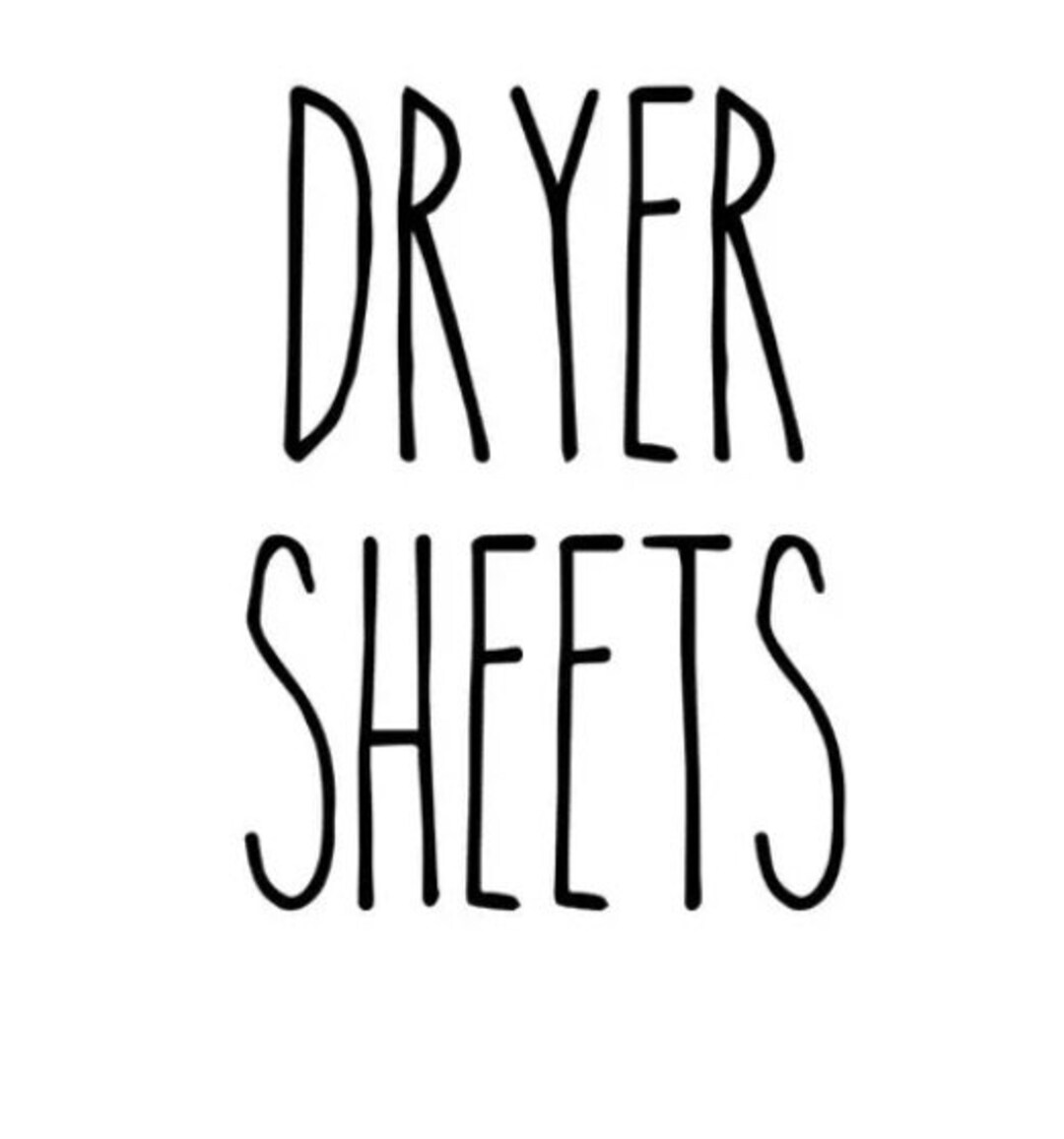 Laundry Labels - Rae Dunn Print - Etsy