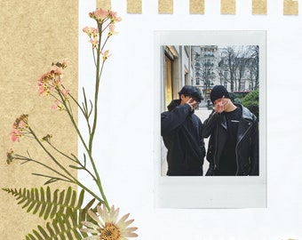 Stray Kids Bang Chan Boyfriend Material Polaroid - Etsy