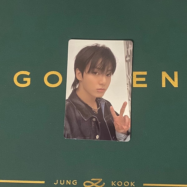 Jungkook Golden Photocard - Etsy