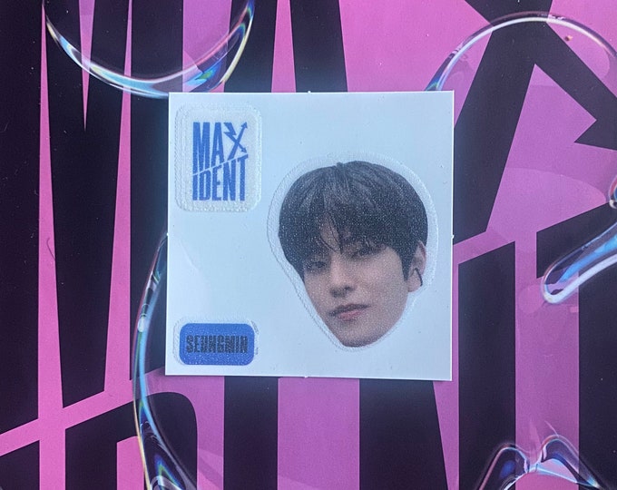 Stray Kids Official Maxident Face Sticker | Seungmin - Etsy