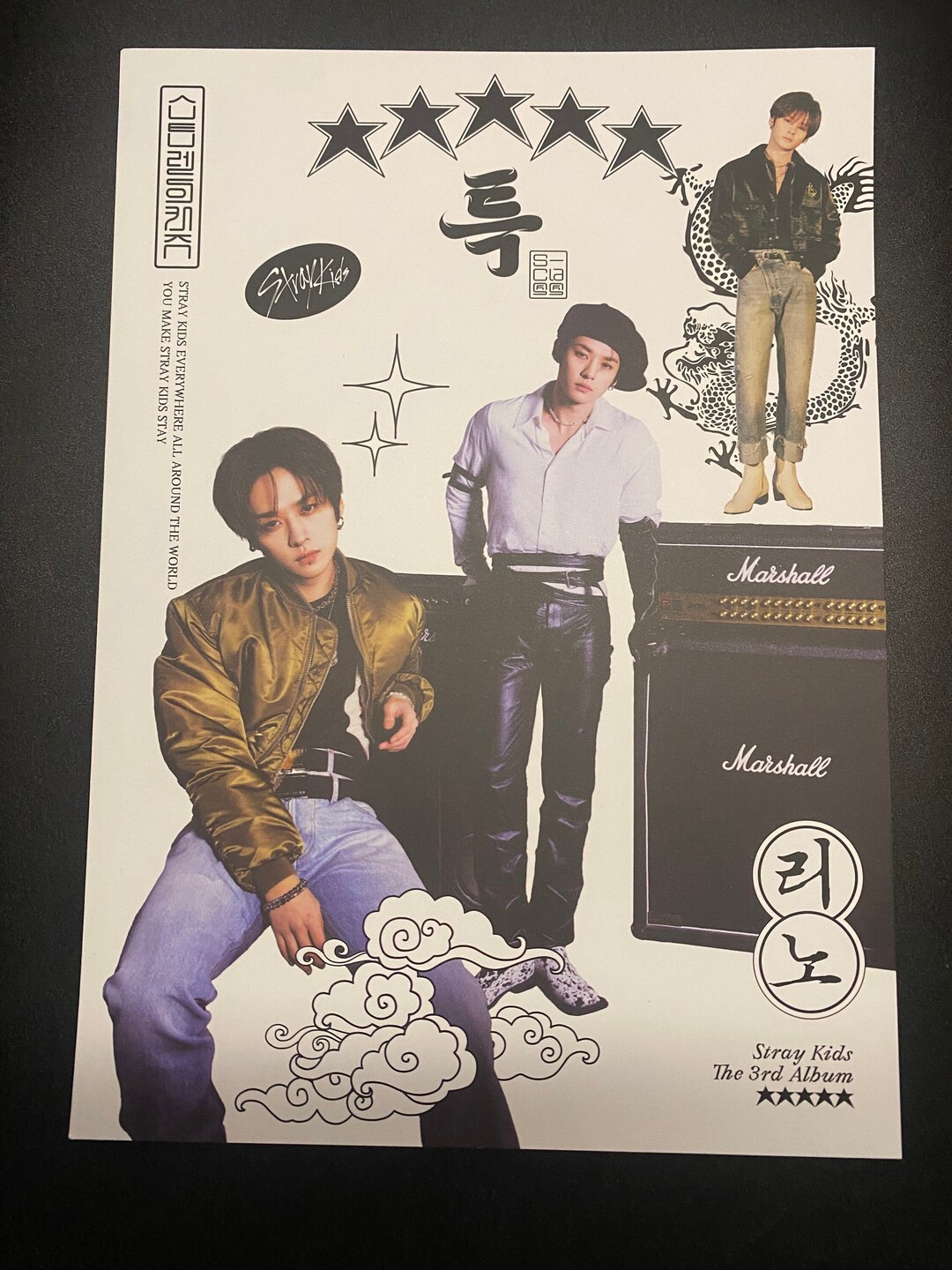 Stray Kids 5-star Official OOTD Mini Poster Lee Know - Etsy