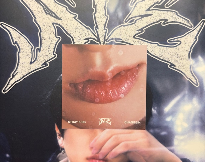 Stray Kids Ate Accordion Version Official Lip Card Photocard | Changbin ...