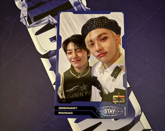 Stray Kids Oddinary Scanning Version (blue) Official Unit Photocard ...