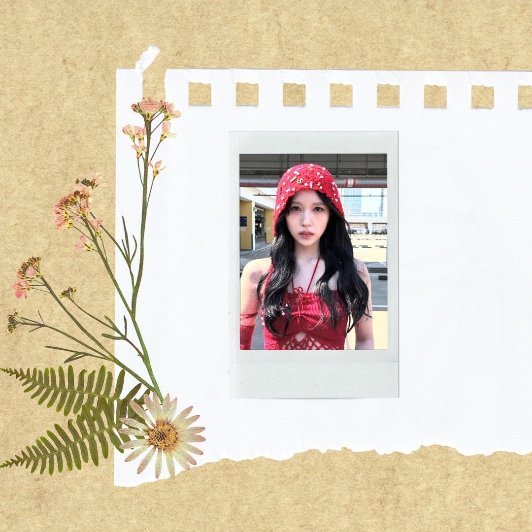 Twice Mina Girlfriend Material Polaroid - Etsy