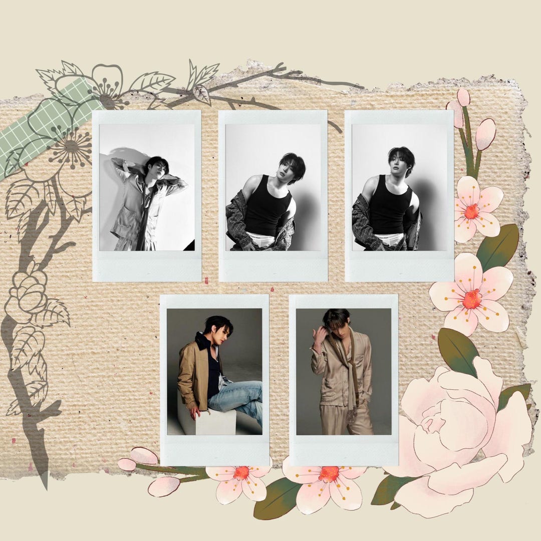 Ateez Mingi Boyfriend Material Polaroid - Etsy