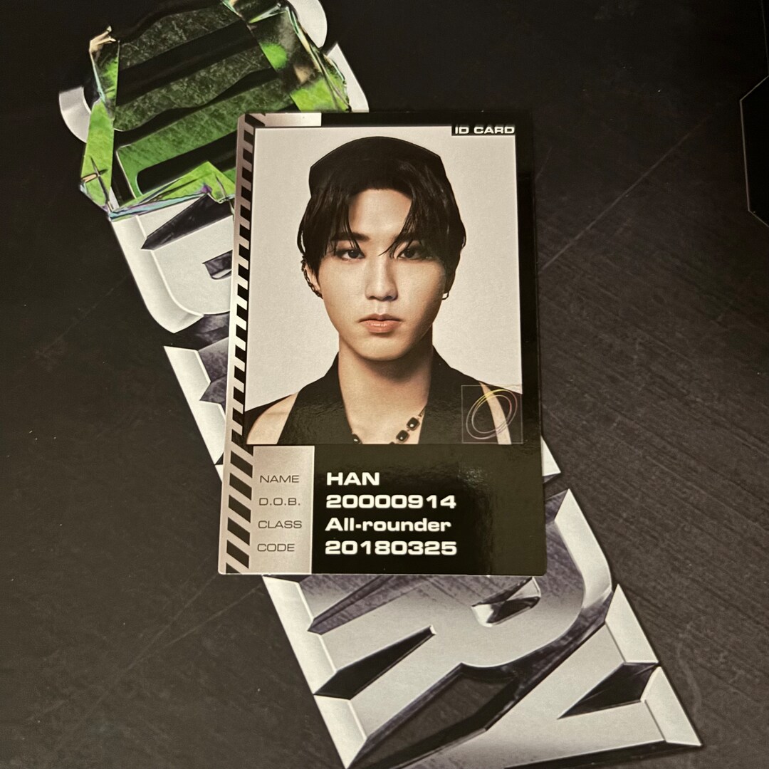 Stray Kids Han Official Oddinary ID Photocard - Etsy