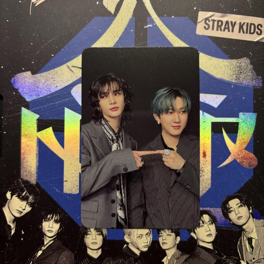 Stray Kids Changbin and Hyunjin Hop Official Unit Photocard Barnes and ...