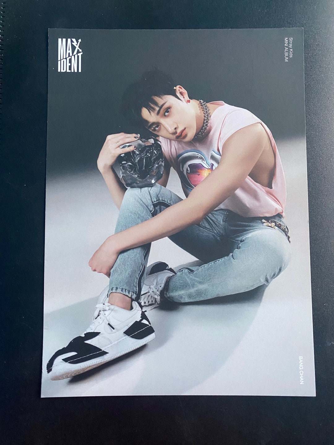 Stray Kids Maxident Official Mini Poster | Bang Chan - Etsy