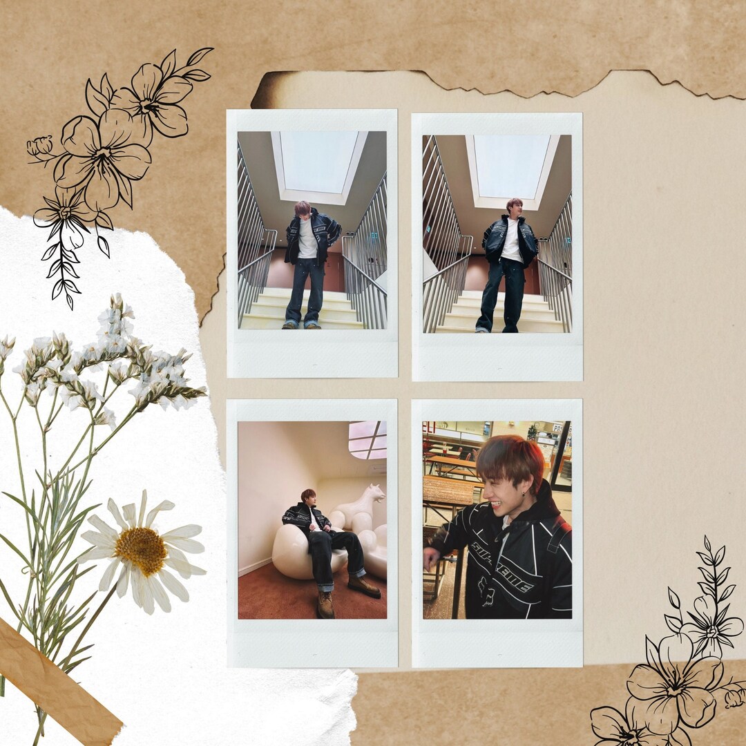 Stray Kids Bang Chan Boyfriend Material Polaroid - Etsy