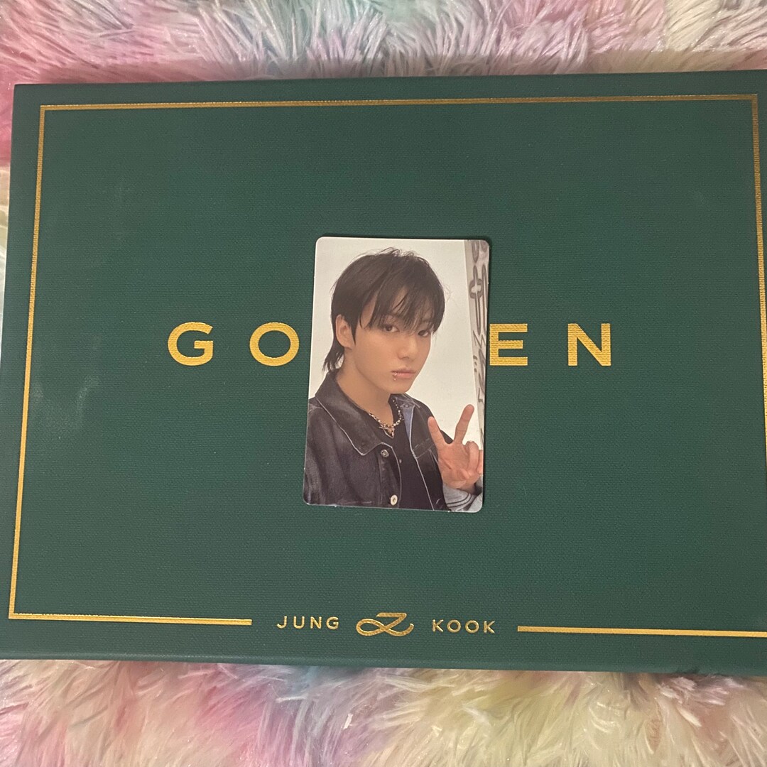 BTS Jungkook Golden Official Photocard - Etsy UK