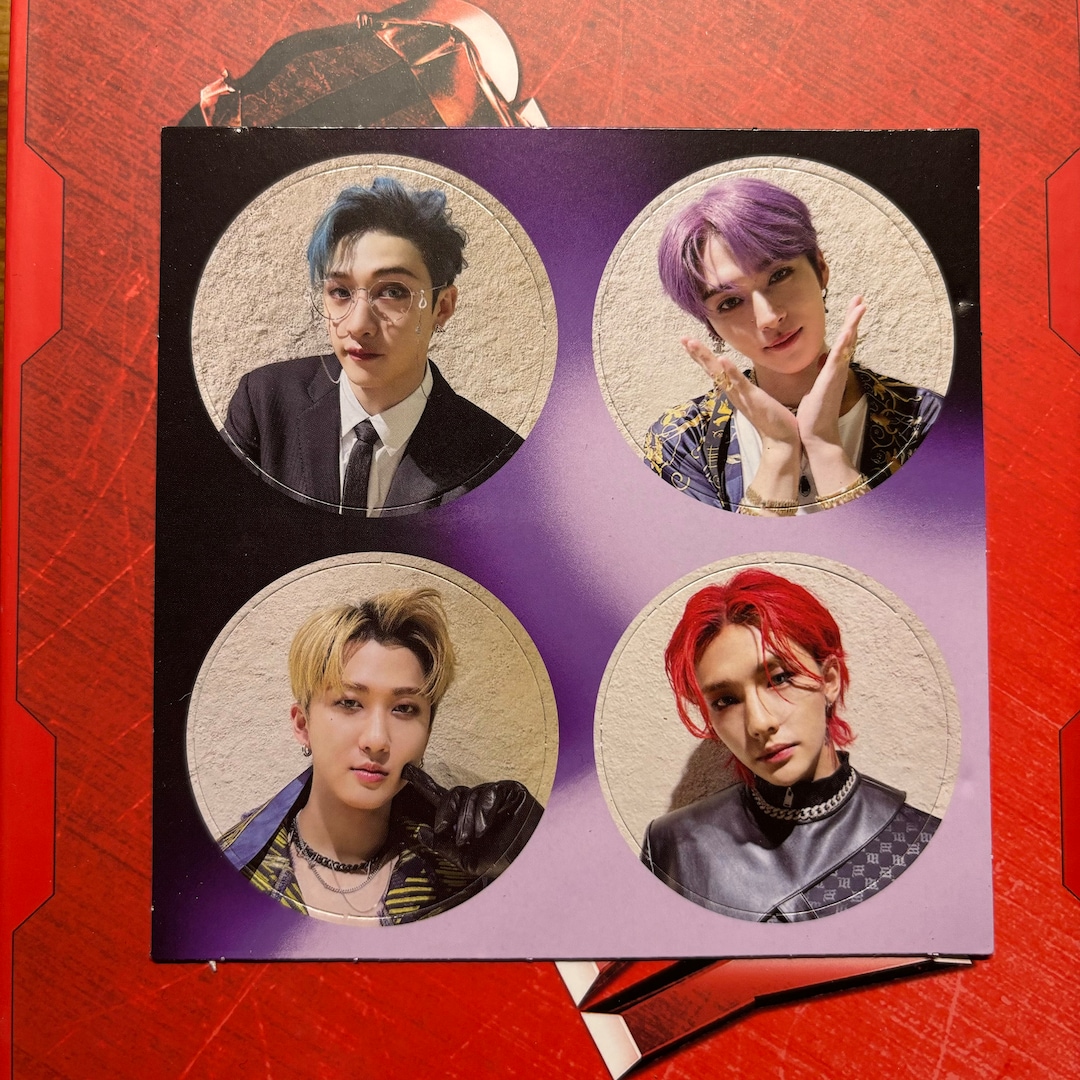 Stray Kids Official Oddinary Jewel Case Hyung Line Token Stickers Bang ...