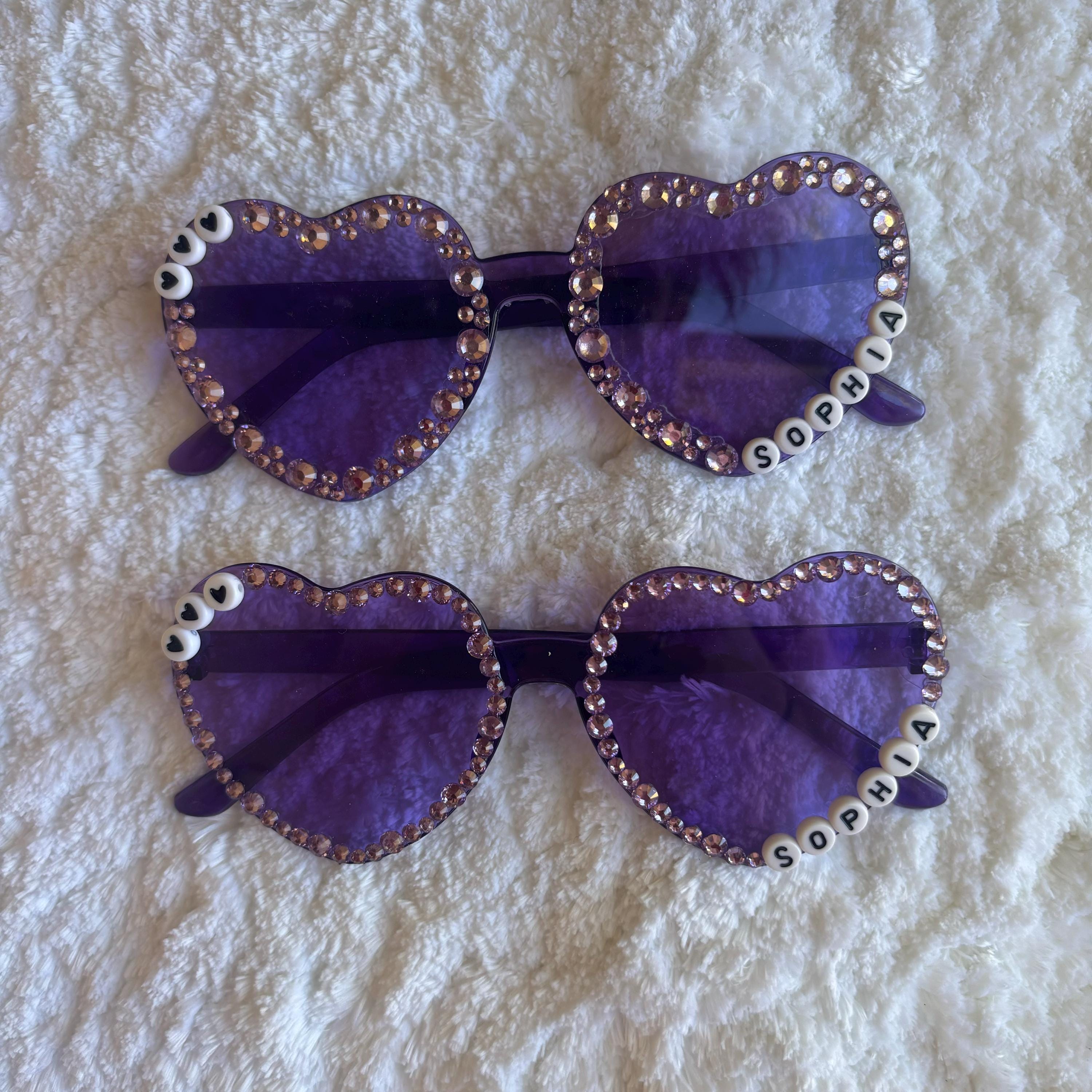 Katseye Bedazzled Heart Sunglasses | Katseye, Eyecon, Sophia, Manon ...