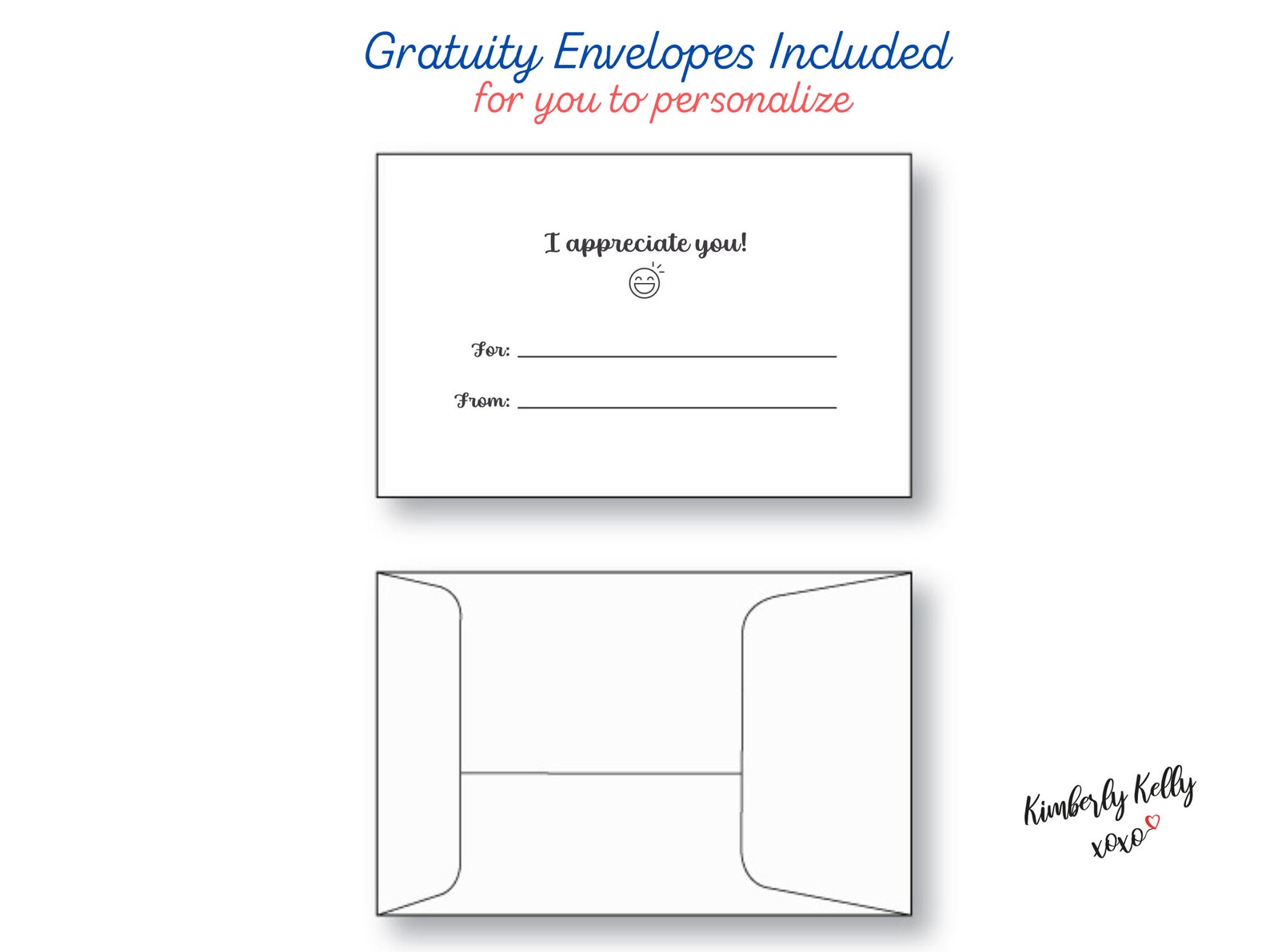 Tip/gratuity Greeting Card Envelope for Nail - Etsy