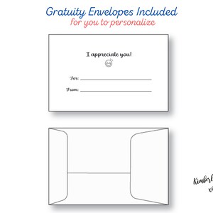 Tip/gratuity Greeting Card Envelope for Nail - Etsy