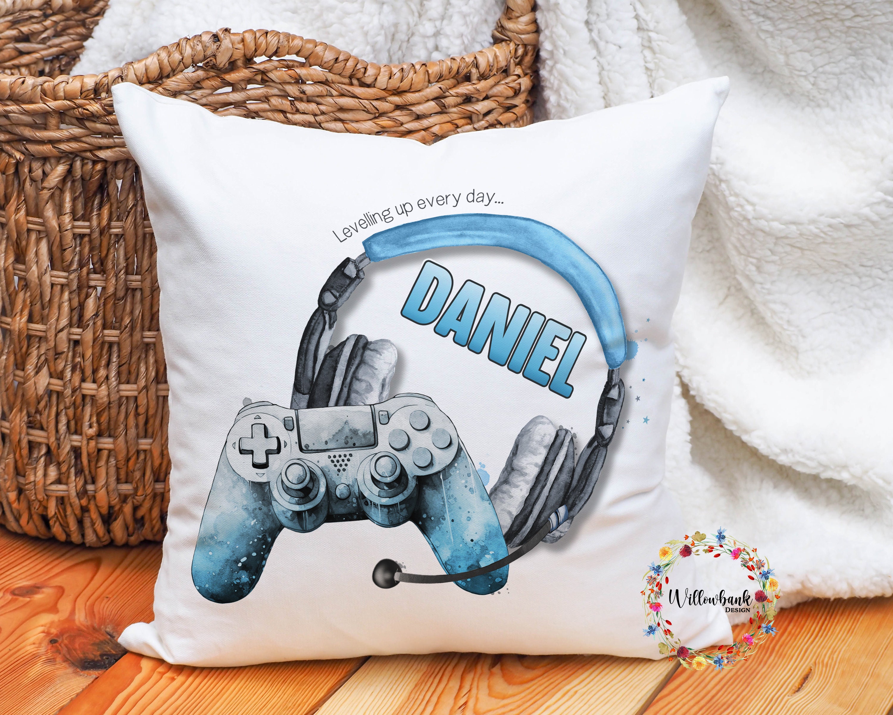 Personalised Gamer Cushion L Gamer Gift L Gaming Present L Christmas ...
