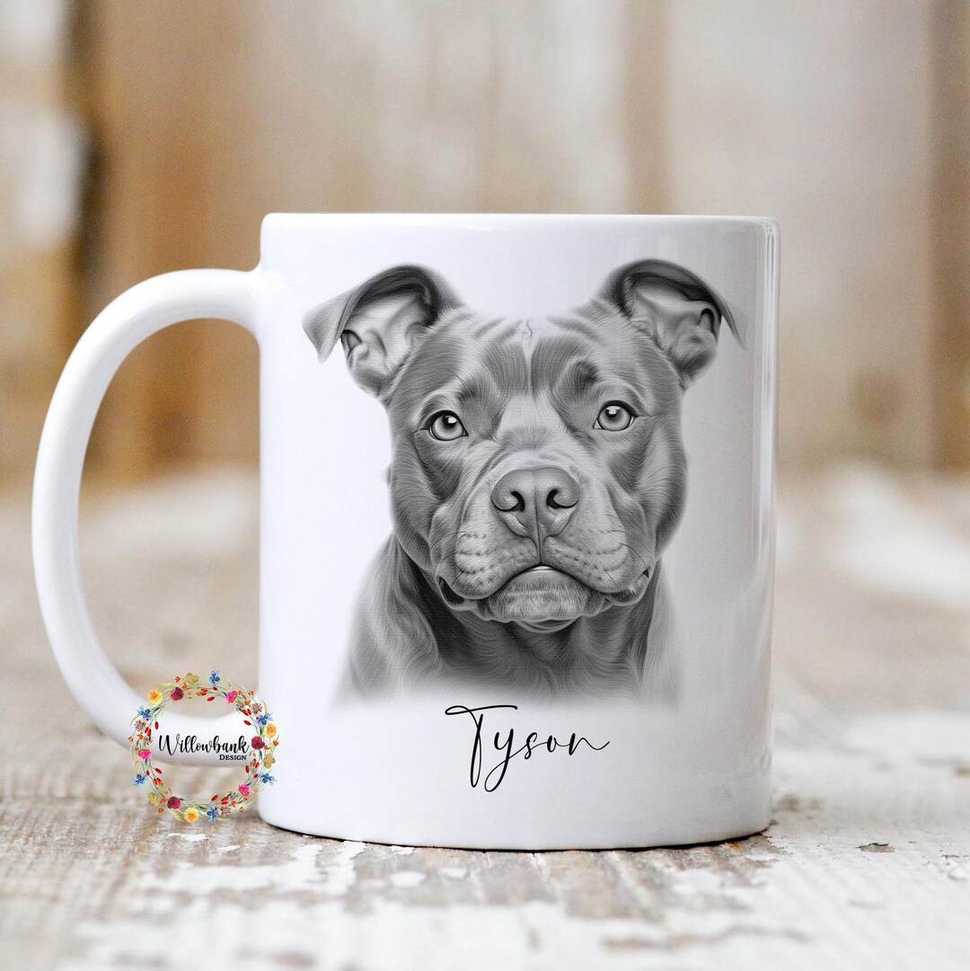 Staffy 11oz Mug L Staffordshire Bull Terrier L Dog Lover L Dog Mama L ...